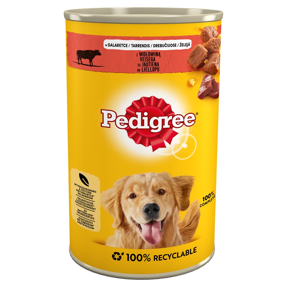 PEDIGREE Nötkött i muskler för vuxna 12 x 1200 g - Fera.se
