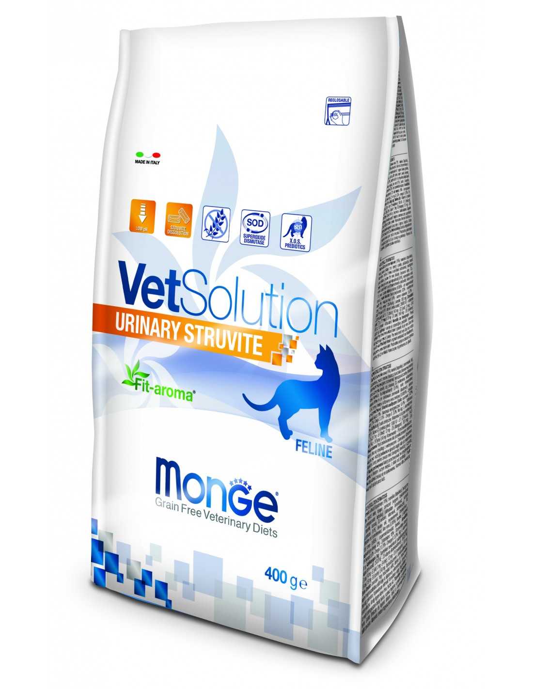 MONGE Vet Solution Cat Urinary Struvite 1,5 kg - Fera.se