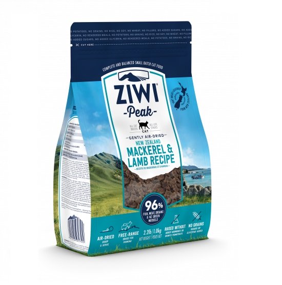 ZIWIPEAK Cat Lufttorkad makrill och lamm 1 kg - Fera.se