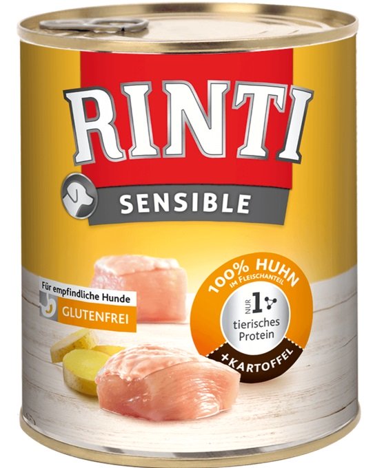 RINTI Sensible Kyckling + Potatis 800 g - Fera.se