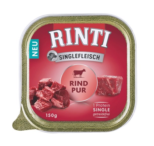 RINTI Single Meat Beef med nötkött 150g - Fera.se