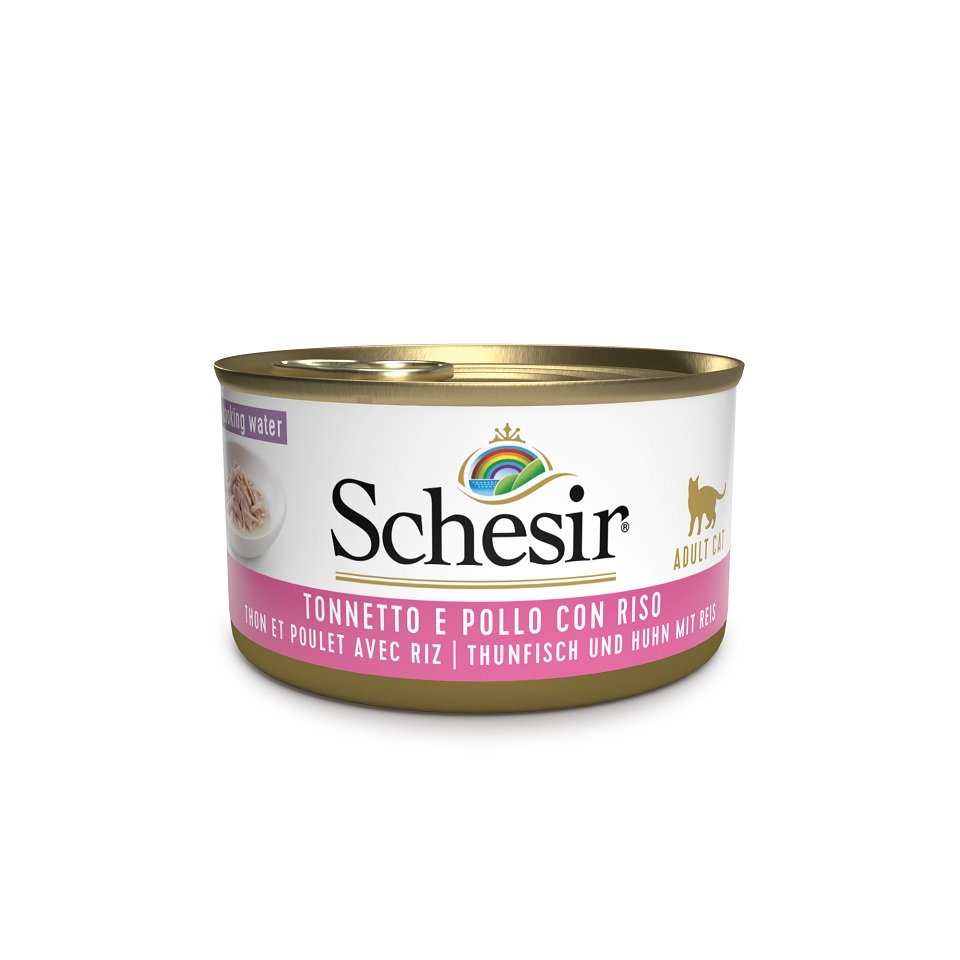 SCHESIR Med naturlig tonfisk, kycklingfilé och ris 85G - Fera.se